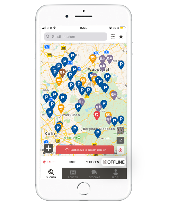 Wie funktioniert der Offline-Modus? – CaraMaps